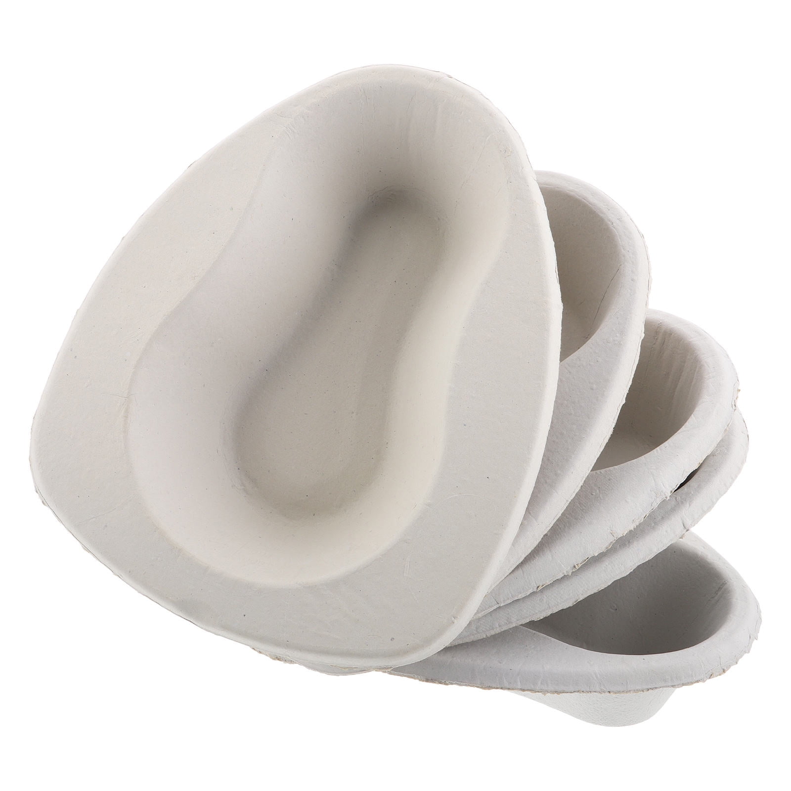 OUNONA 5pcs Portable Bed Pan Paper Pulp Urine Poop Container Thickened ...