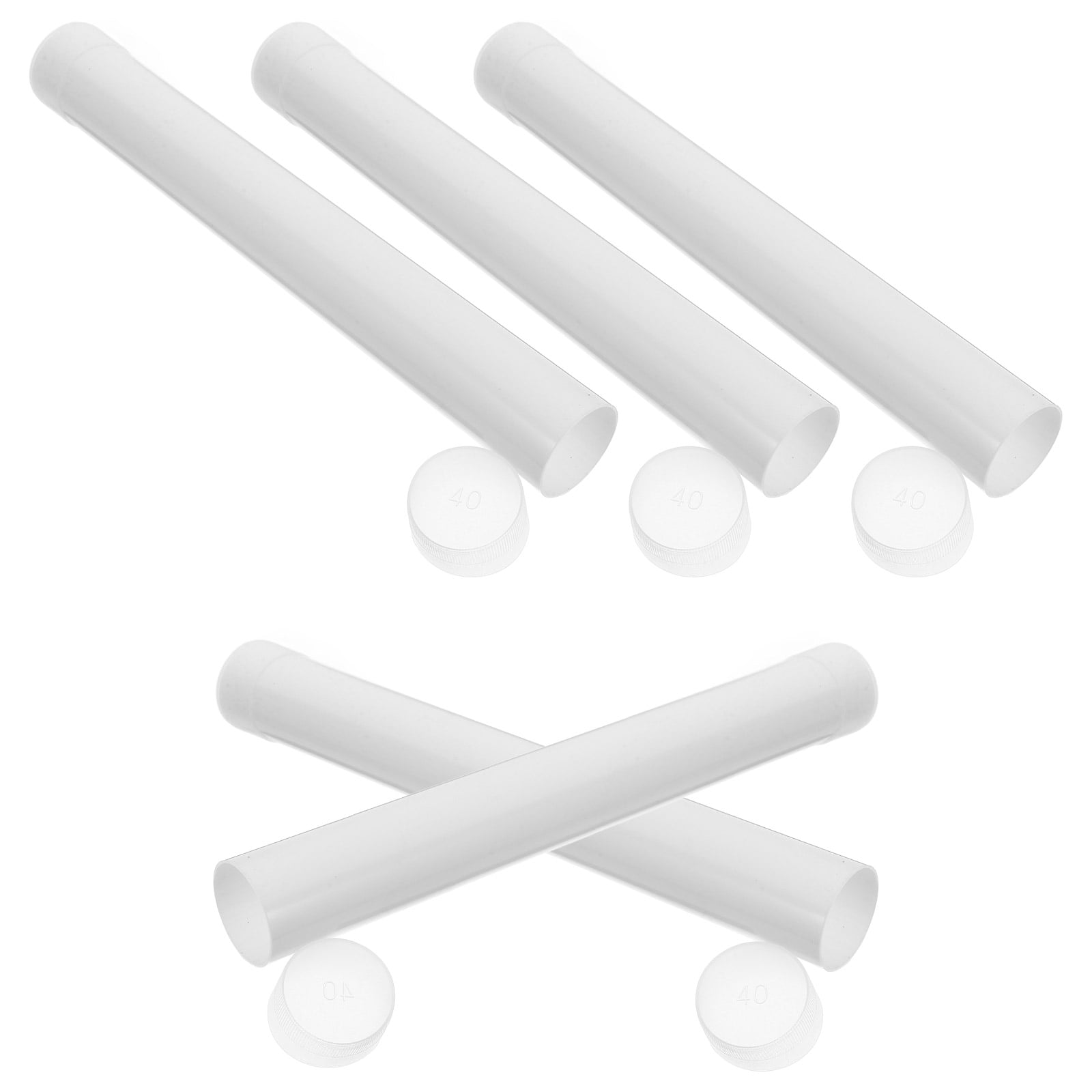 OUNONA 5pcs Poster Carrying Case Plastic Poster Tube Round Poster ...