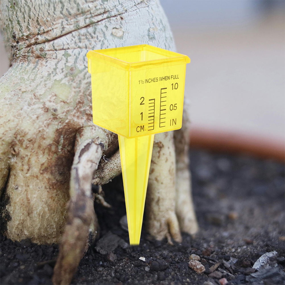 OUNONA 5pcs Rain Gauge Sprinkler Water Level Meter Portable Rain ...