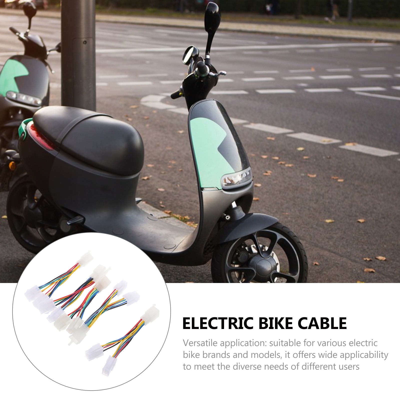 OUNONA 5pcs Scooter Motor Wire Electric Bikes Motor Conversion Cable ...