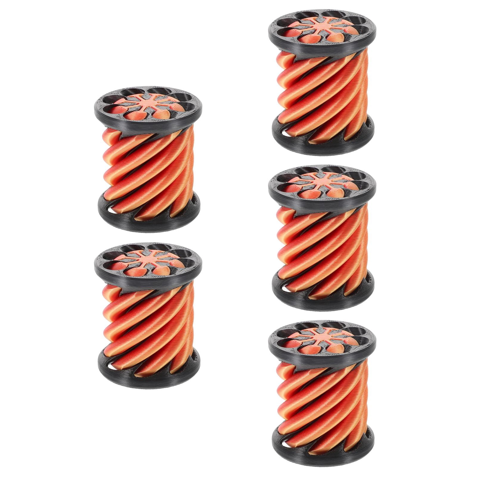 OUNONA 5pcs Spiral Fidget Toy 3d Printing Office Desk Toy Spiral Fidget ...