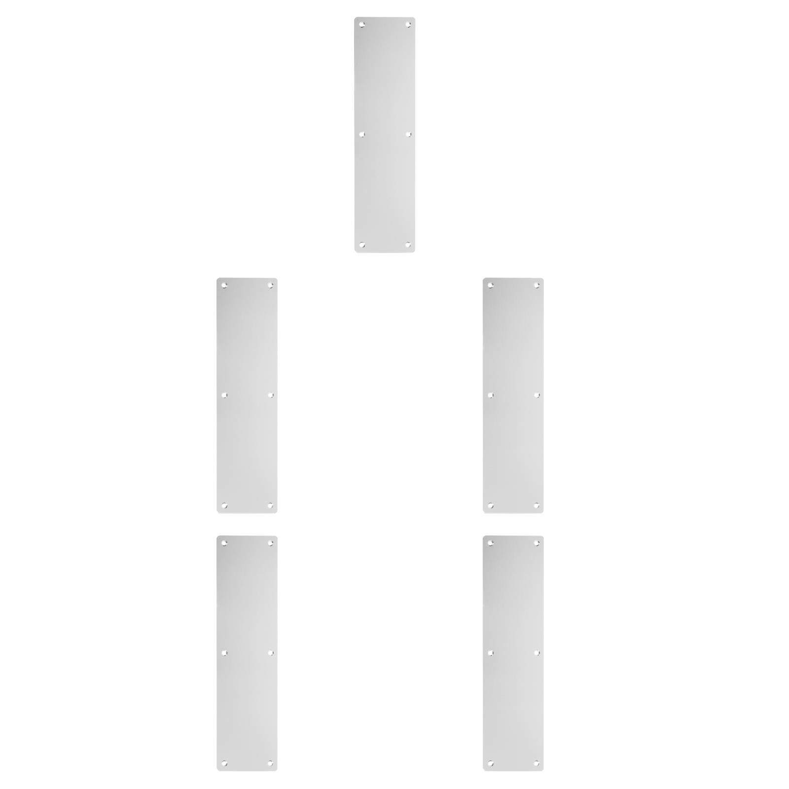 OUNONA 5pcs Stainless Steel Push Plate Replacement Door Push Plate ...