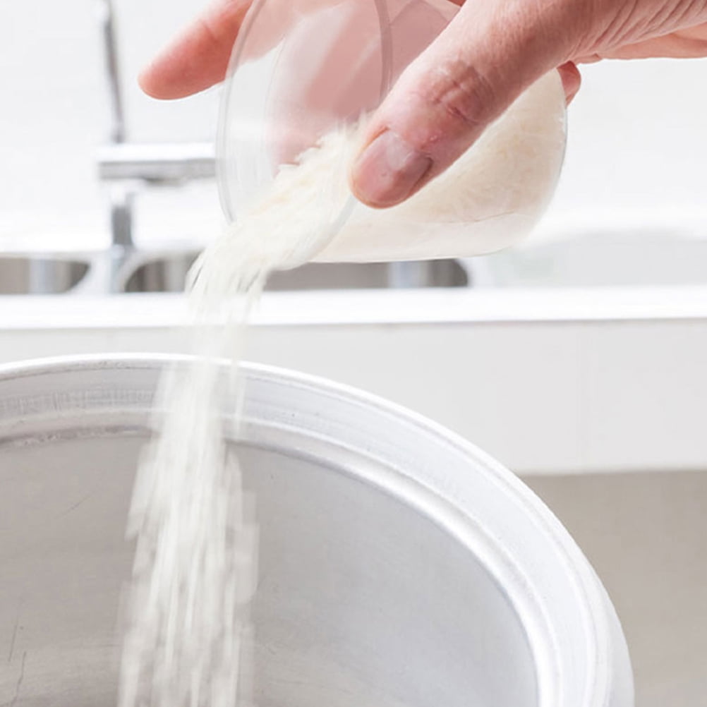 OUNONA 5pcs Transparent Plastic Rice Measuring Cup For Rice Cooker ...