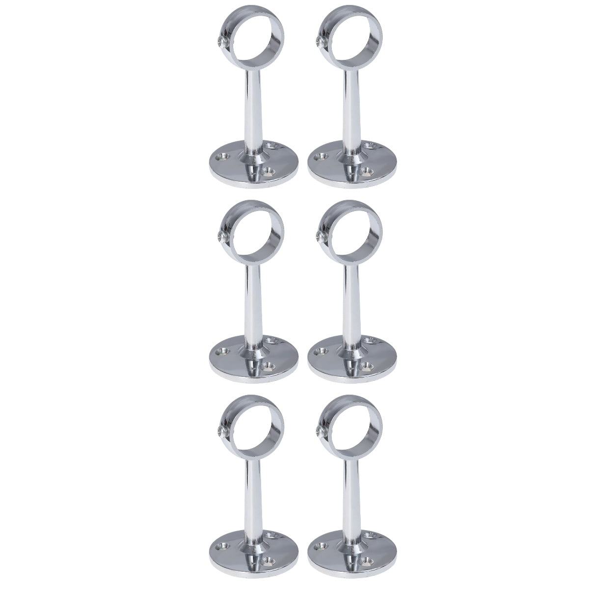 OUNONA 6 PCS Hanging Rod Wardrobe Rail Holder Wardrobe tube support ...