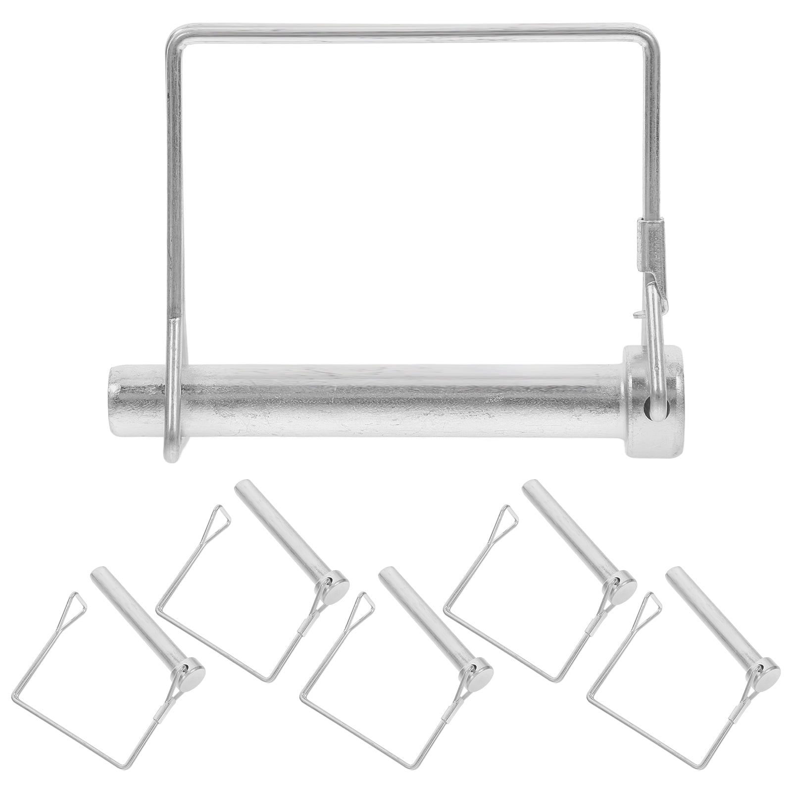 OUNONA 6-Pack Square Pin Safety Coupler Pins Carbon Steel Heavy-Duty ...