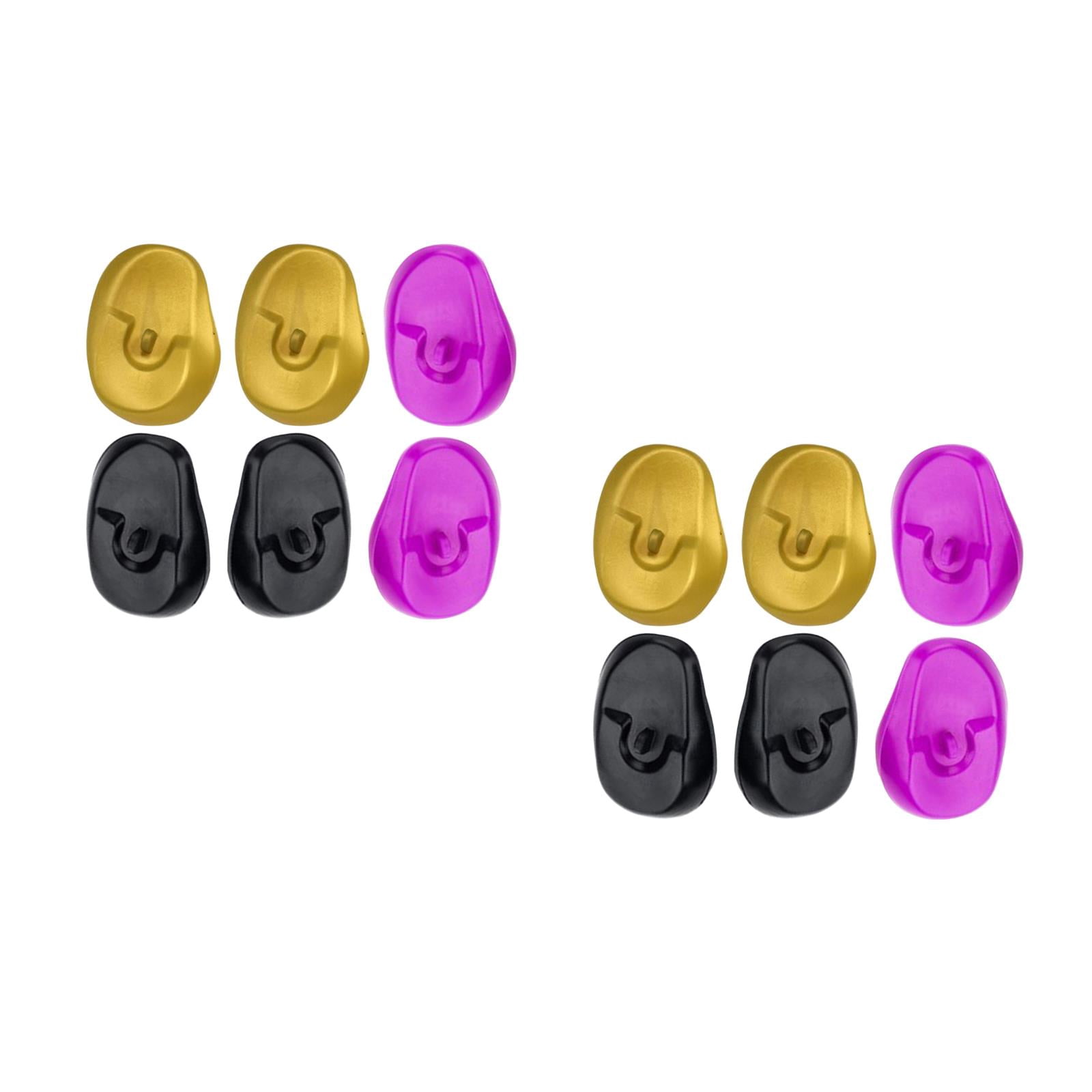 OUNONA 6 Pairs of Hair Dye Earmuffs Plastic Ear Protectors Ear Caps ...