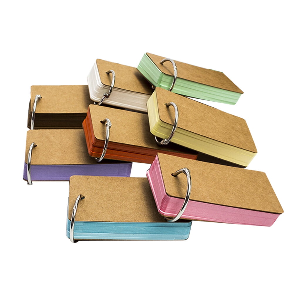 OUNONA 6 Pcs 9x5.5cm Blank Alphabet Cards Literacy Cards Message Pads ...