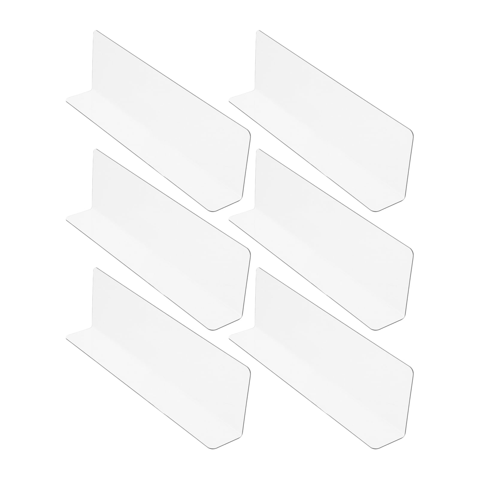 OUNONA 6 Pcs Cabinet Dividers Supermarket Blocker Clear Shelf Size Baby ...