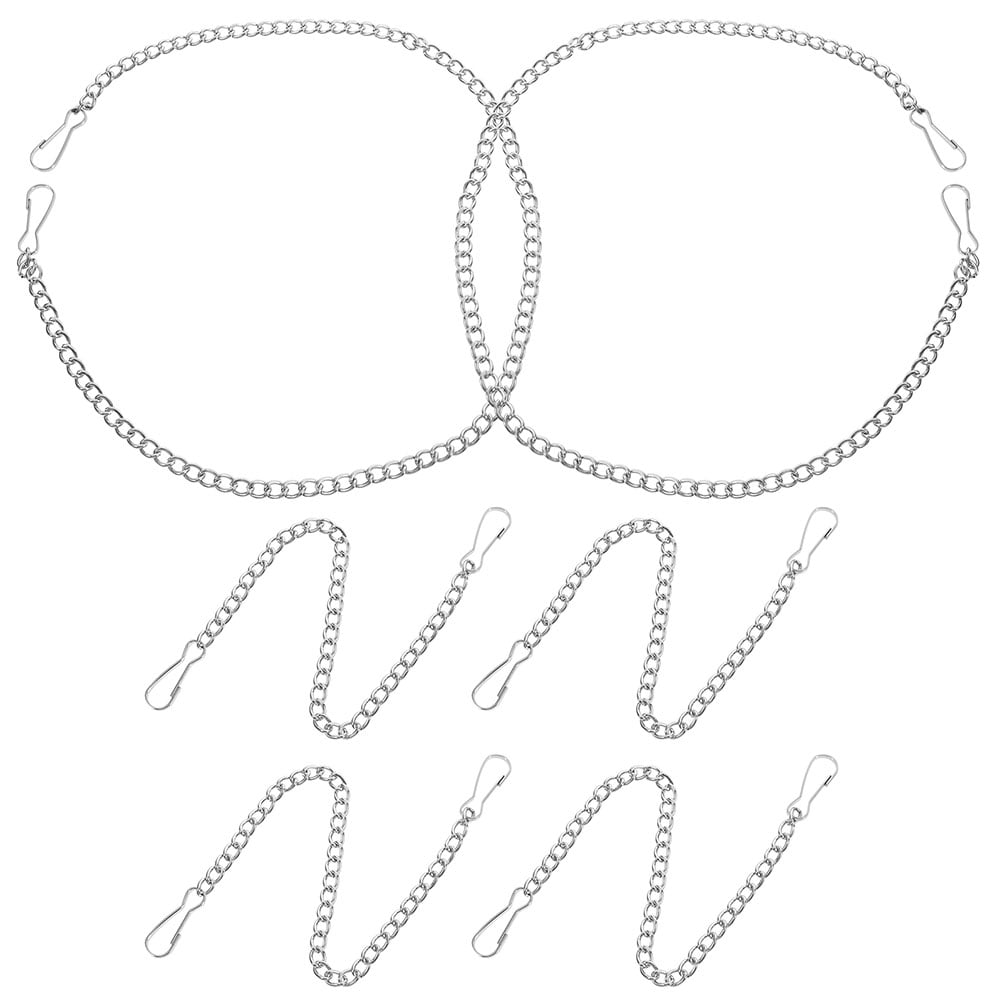 OUNONA 6 Pcs Chain for Hanging Plants Basket Chains Heavy Duty Silver ...