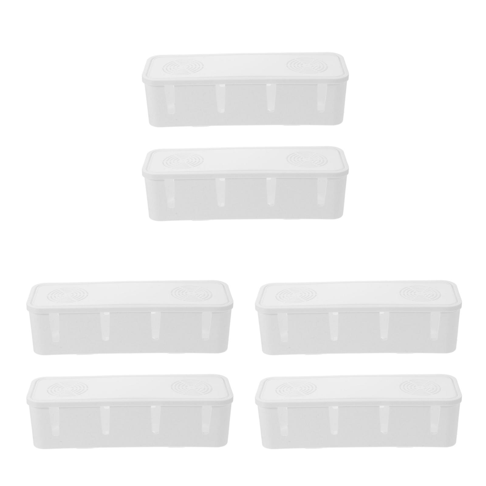 OUNONA 6 Pcs Creative Power Cord Storage Strip Data Headset Finishing ...