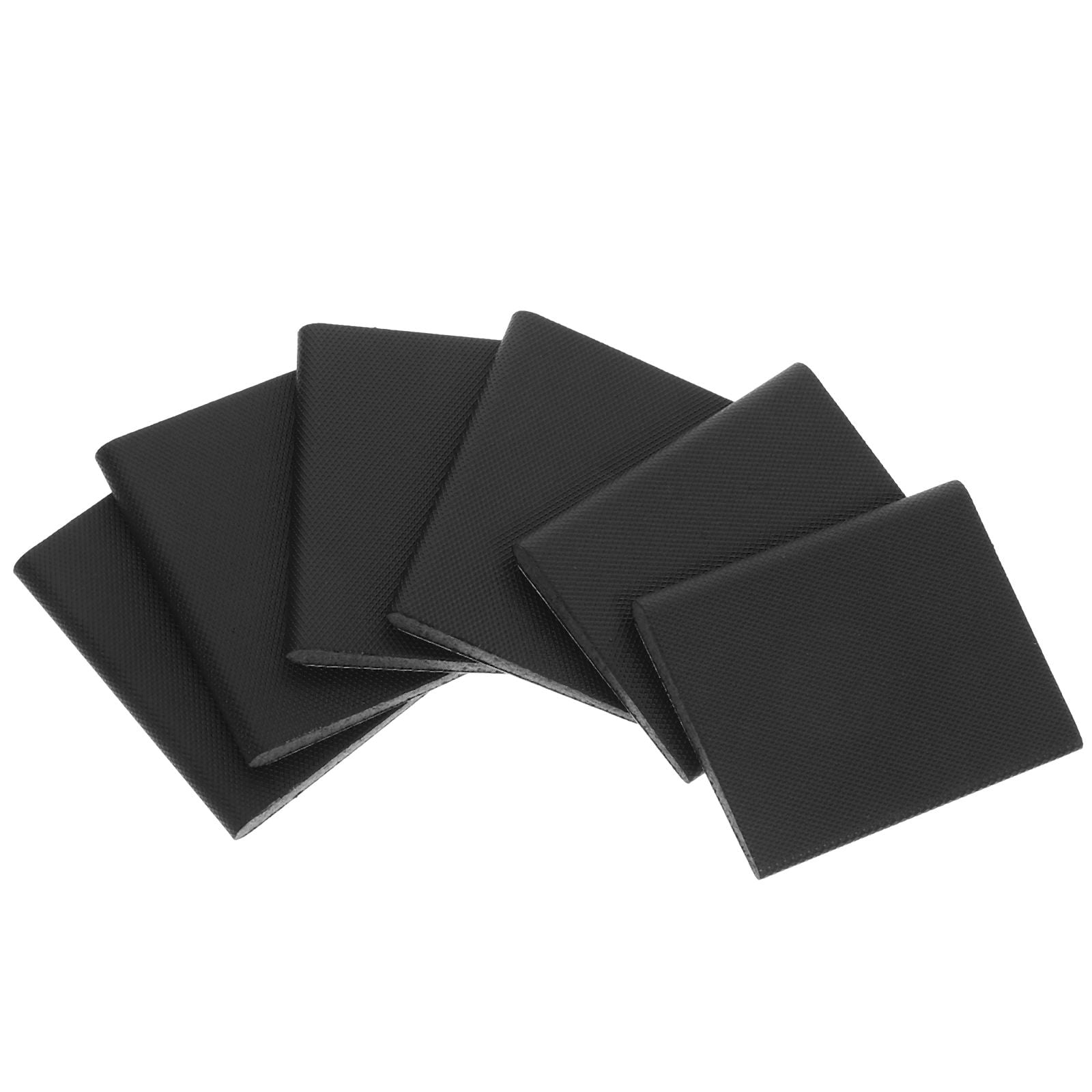 OUNONA 6 Pcs Door Corner Seal Dust Stops Strip Pile Weatherstrip Black ...
