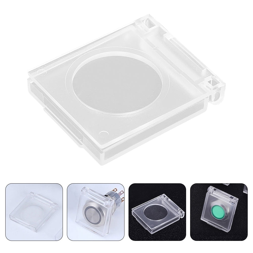 OUNONA 6 Pcs Emergency Stop Push Button Cover Wall Child Proof Covers ...