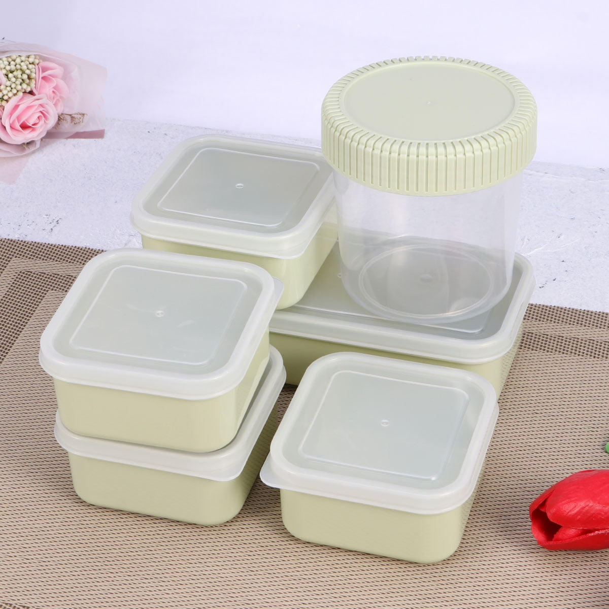 OUNONA 6 Pcs Food Containers Fresh Storage Box Sustainable Containers ...