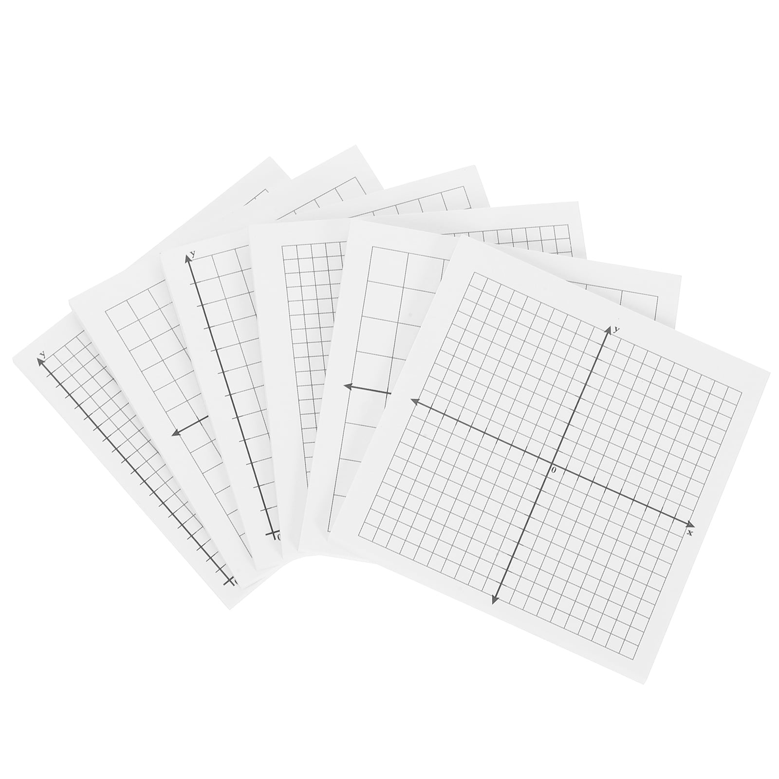 OUNONA 6 Pcs Graph Paper Graph Math Graph Paper Graphing Grid Grid ...