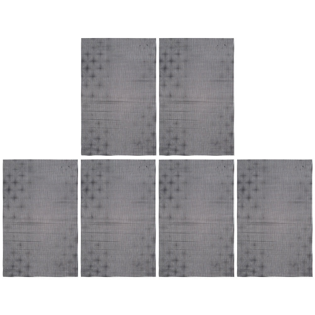 OUNONA 6 Pcs Hook Mesh Sheet Create Black Wire Cup Coasters - Walmart.com