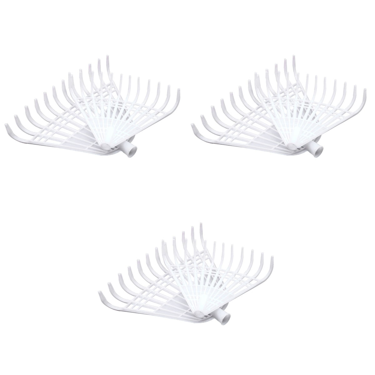 OUNONA 6 Pcs Outdoor Garden Grass Rake Grain Drying Rake Plowing Tool ...