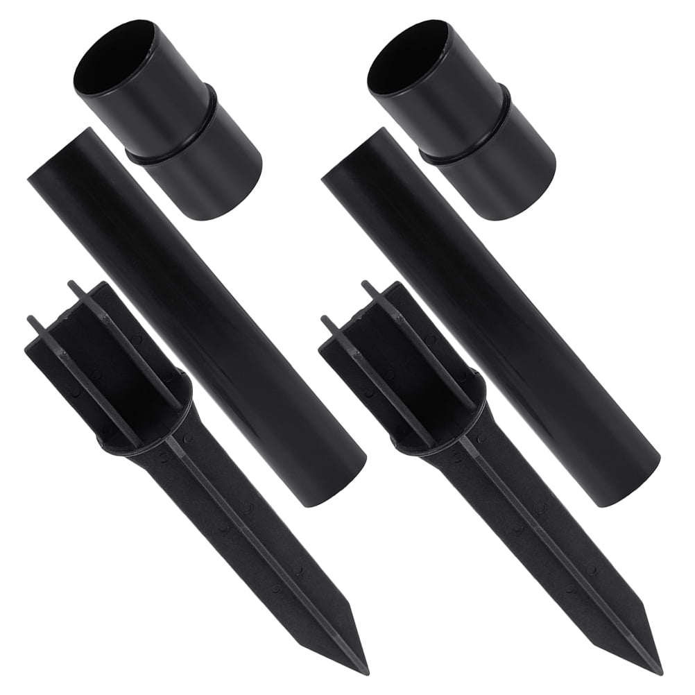 OUNONA 6 Pcs Plastic Ground Spikes Solar Lights Spikes Plastic Lights ...