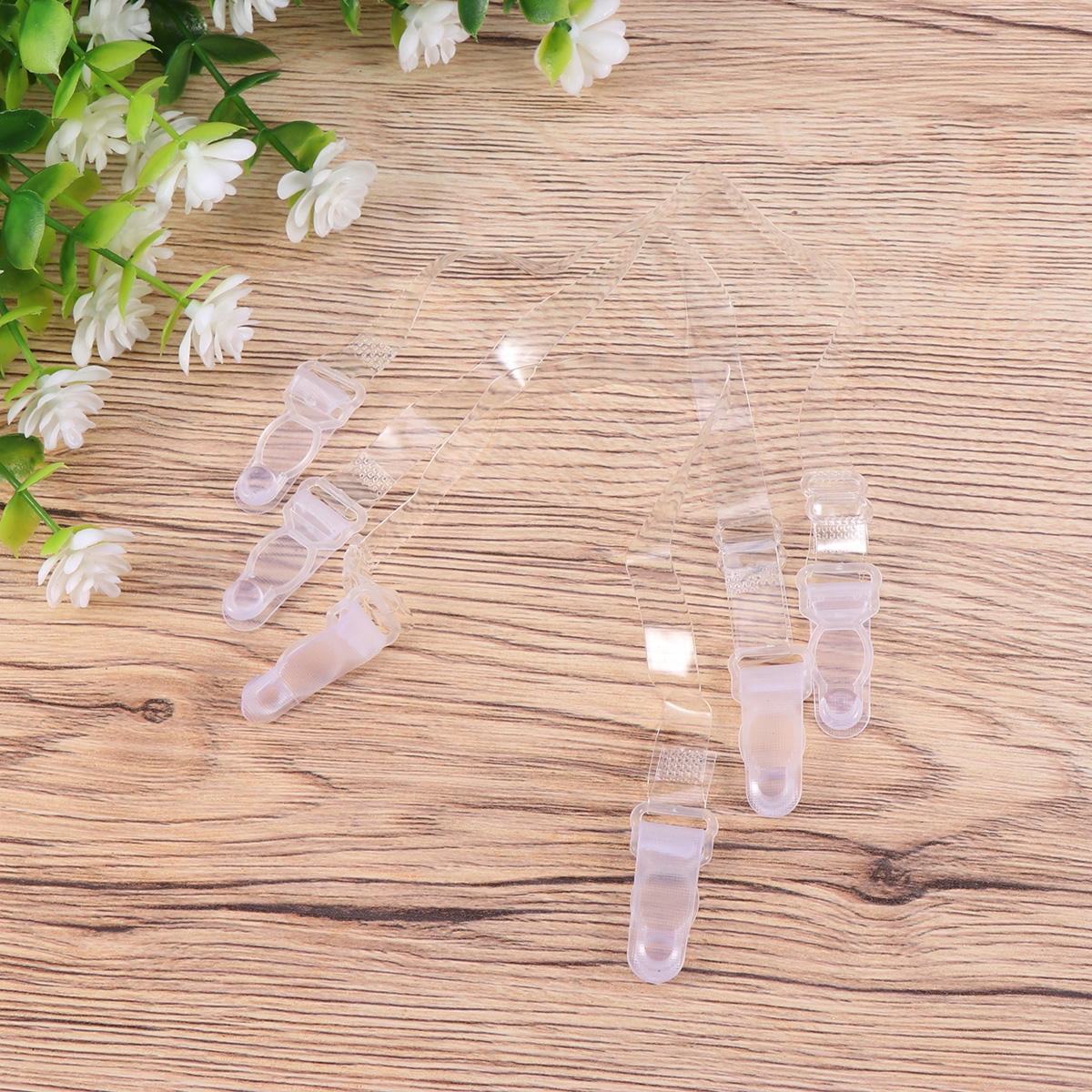 OUNONA Clear Bras Straps for Women Bra Straps Elastic Material 6Pcs ...