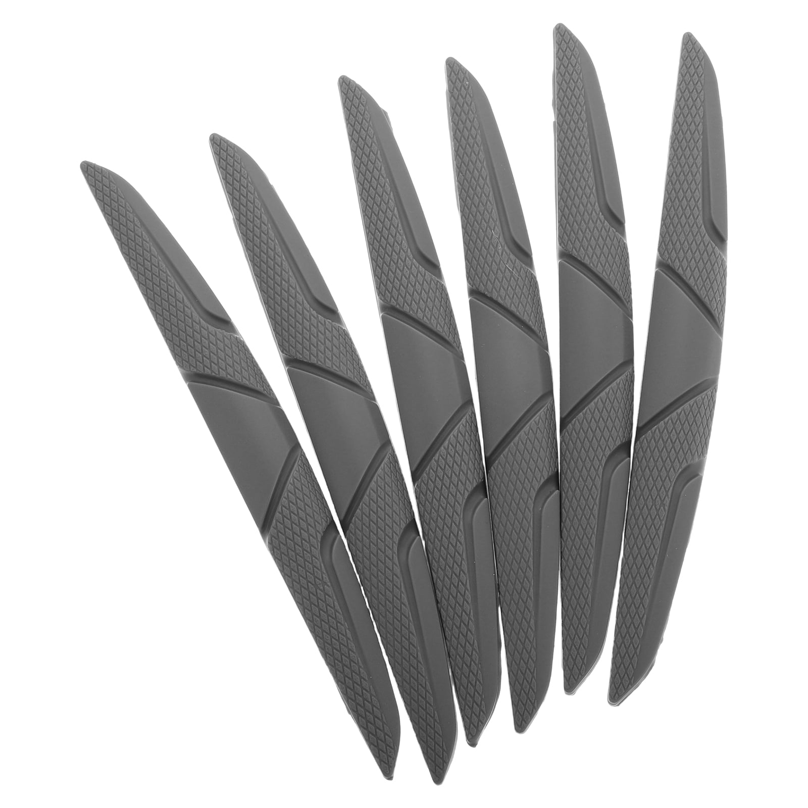 6 Pieces Universal Car Bumper Guard Strips Self Adhesive Anti Collision ...