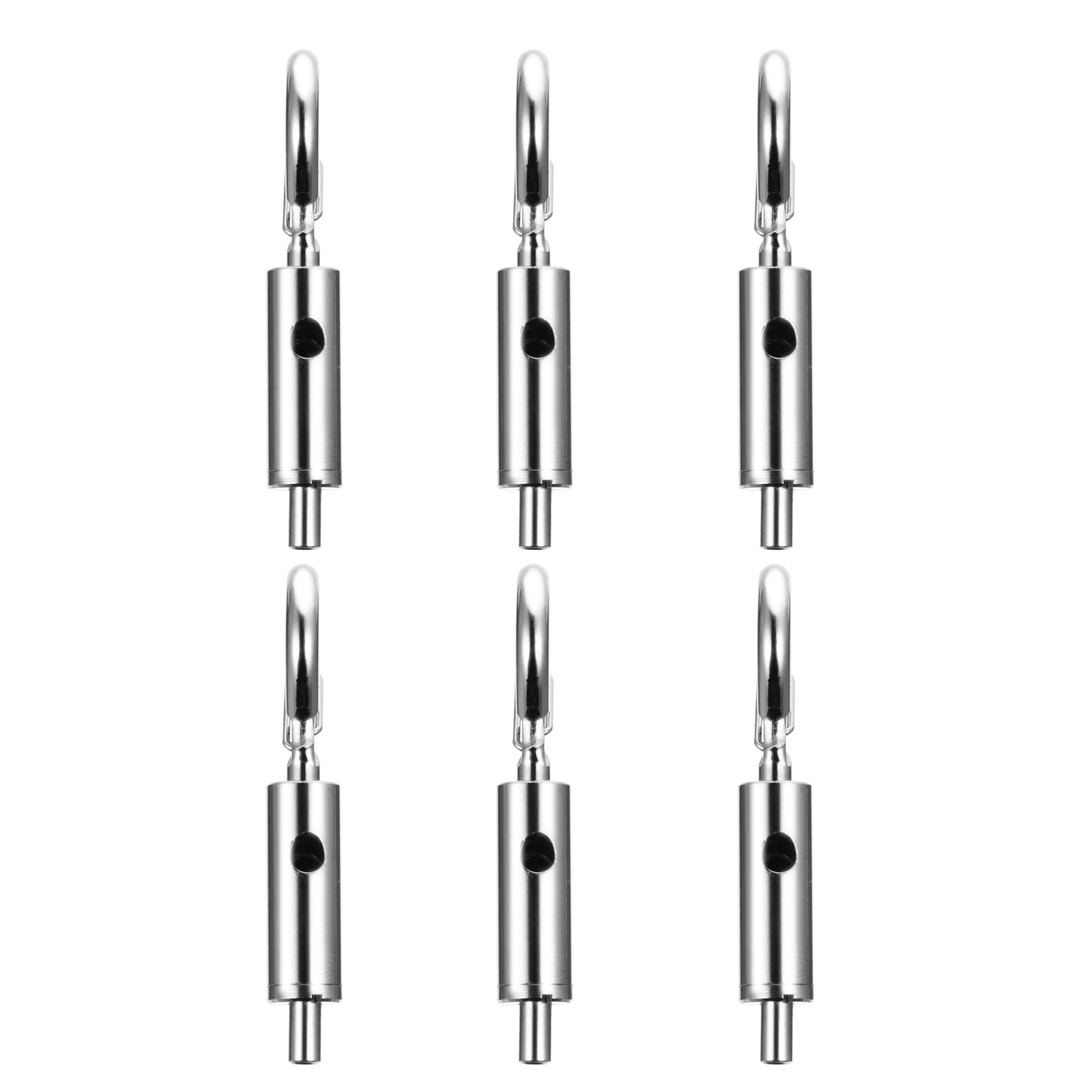 OUNONA 6 Pcs Stainless Hook 卡线 金配件 Cable Guide Wire Rope Accessories ...
