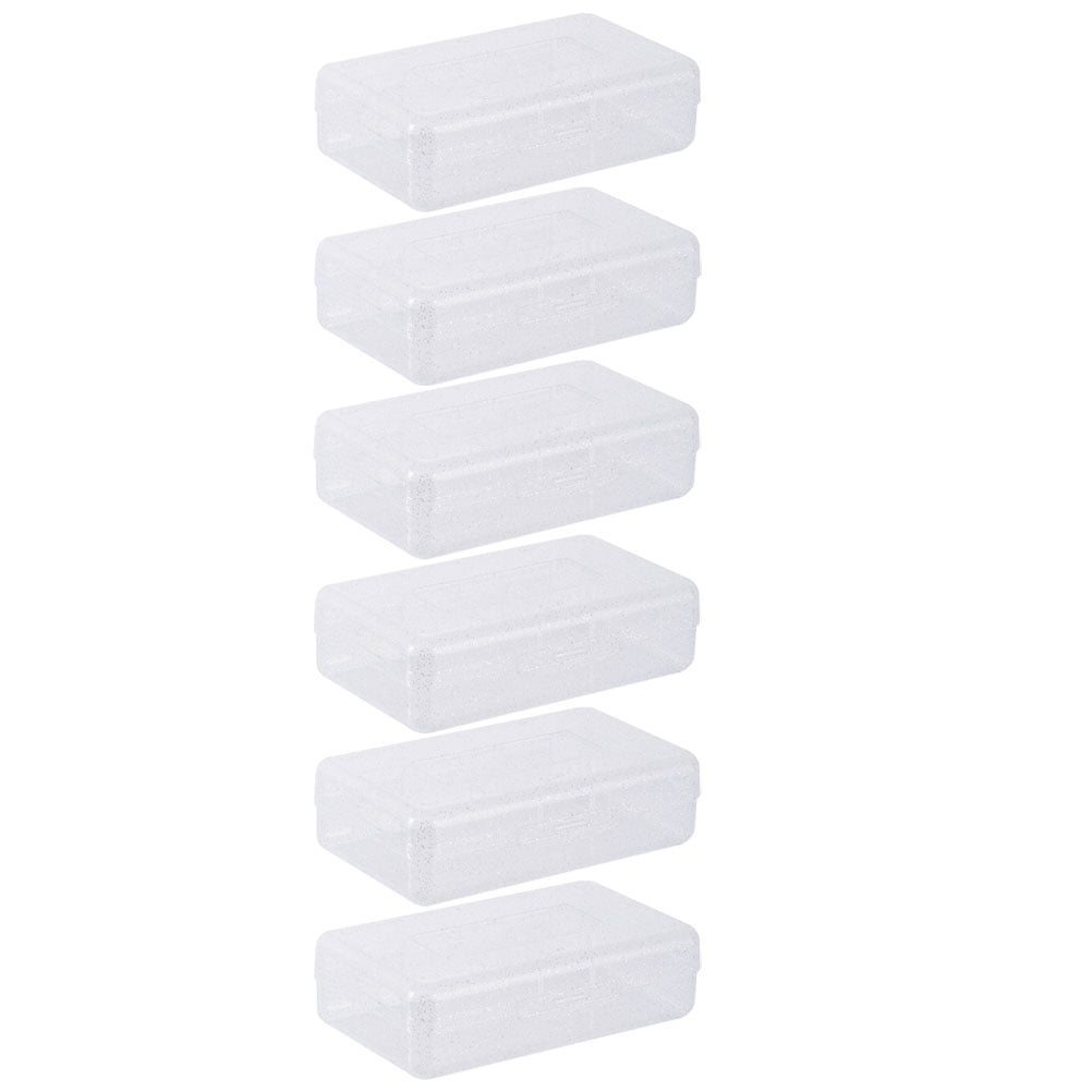 SASABAXI Stationery Box Clear Pen Container 6Set 8.06X4.79X2.28In ...