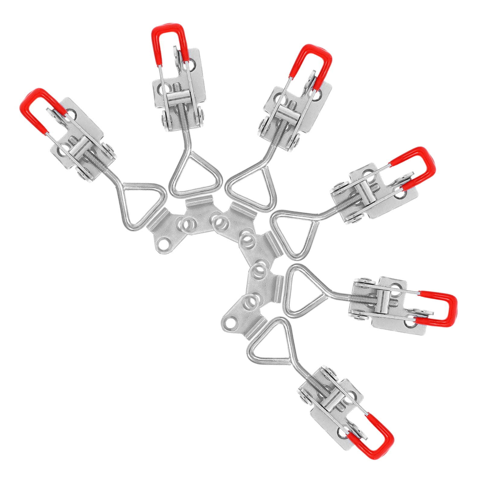 OUNONA 6 Pcs Toggle Latch Clamp Push and Pull Fixtures Buckle Heavy ...