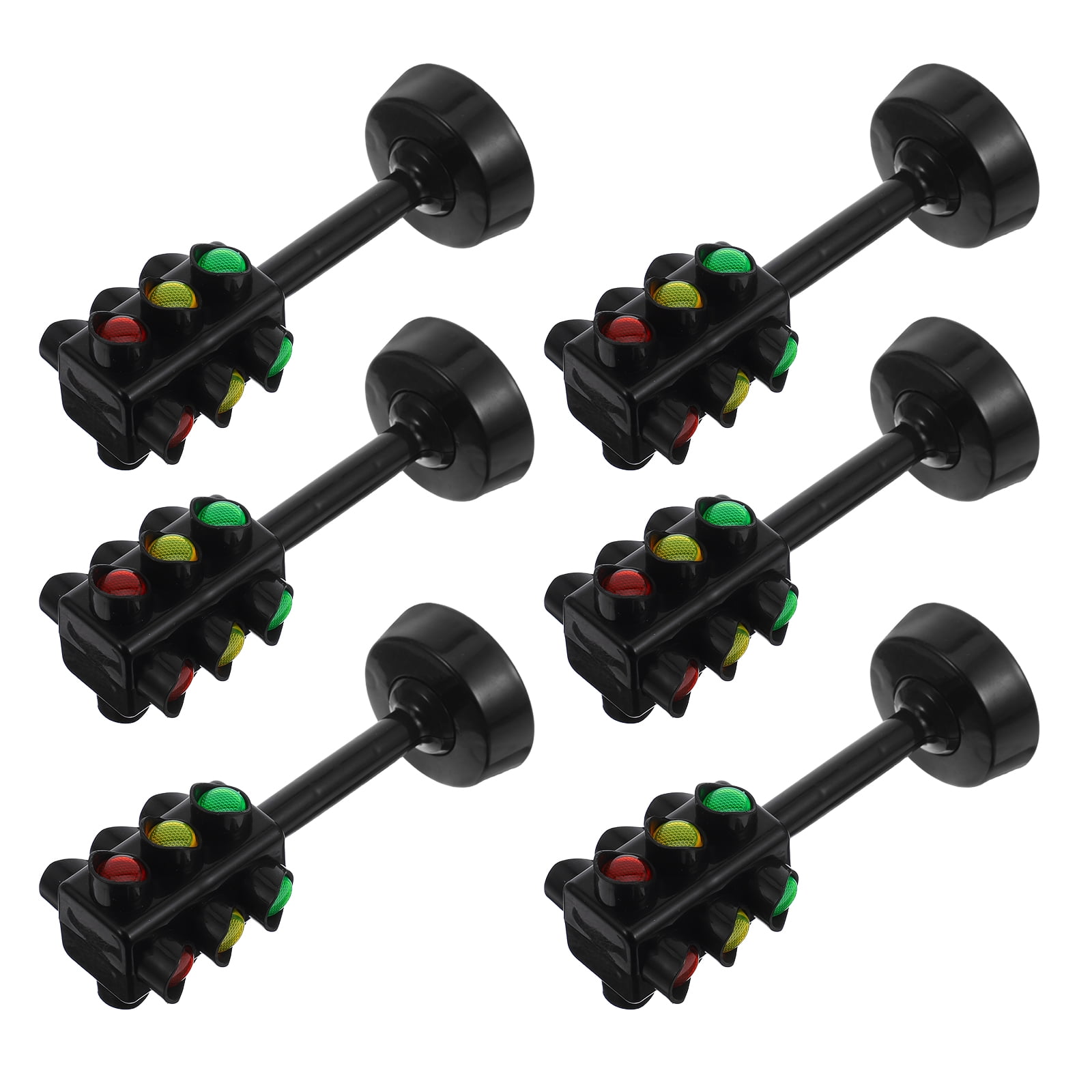 OUNONA 6 Pcs Traffic Light Toys Decor Adjustable Wall LED Baby ...