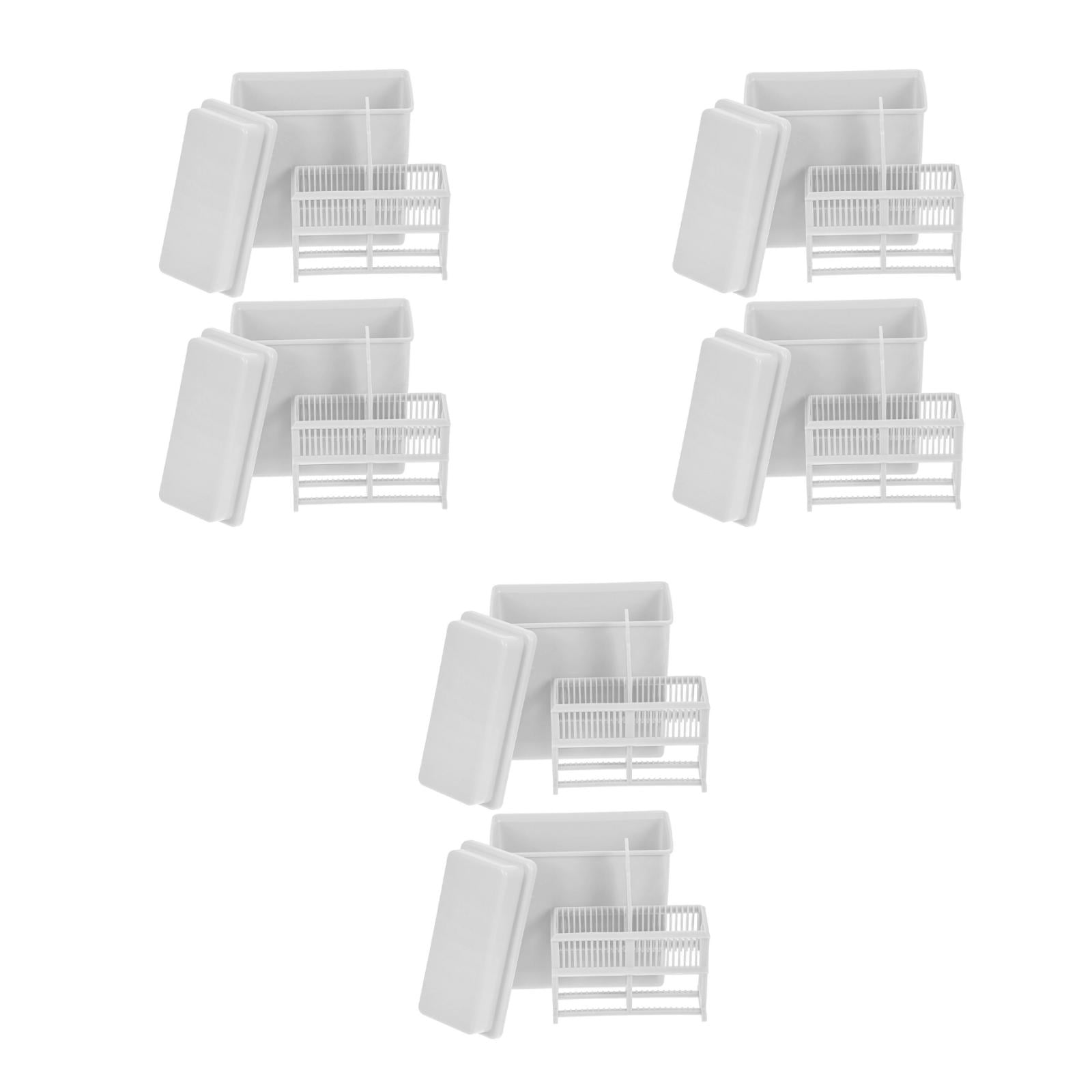 OUNONA 6 Sets Microscope Slides Staining Jar And Rack Specimen Slides ...