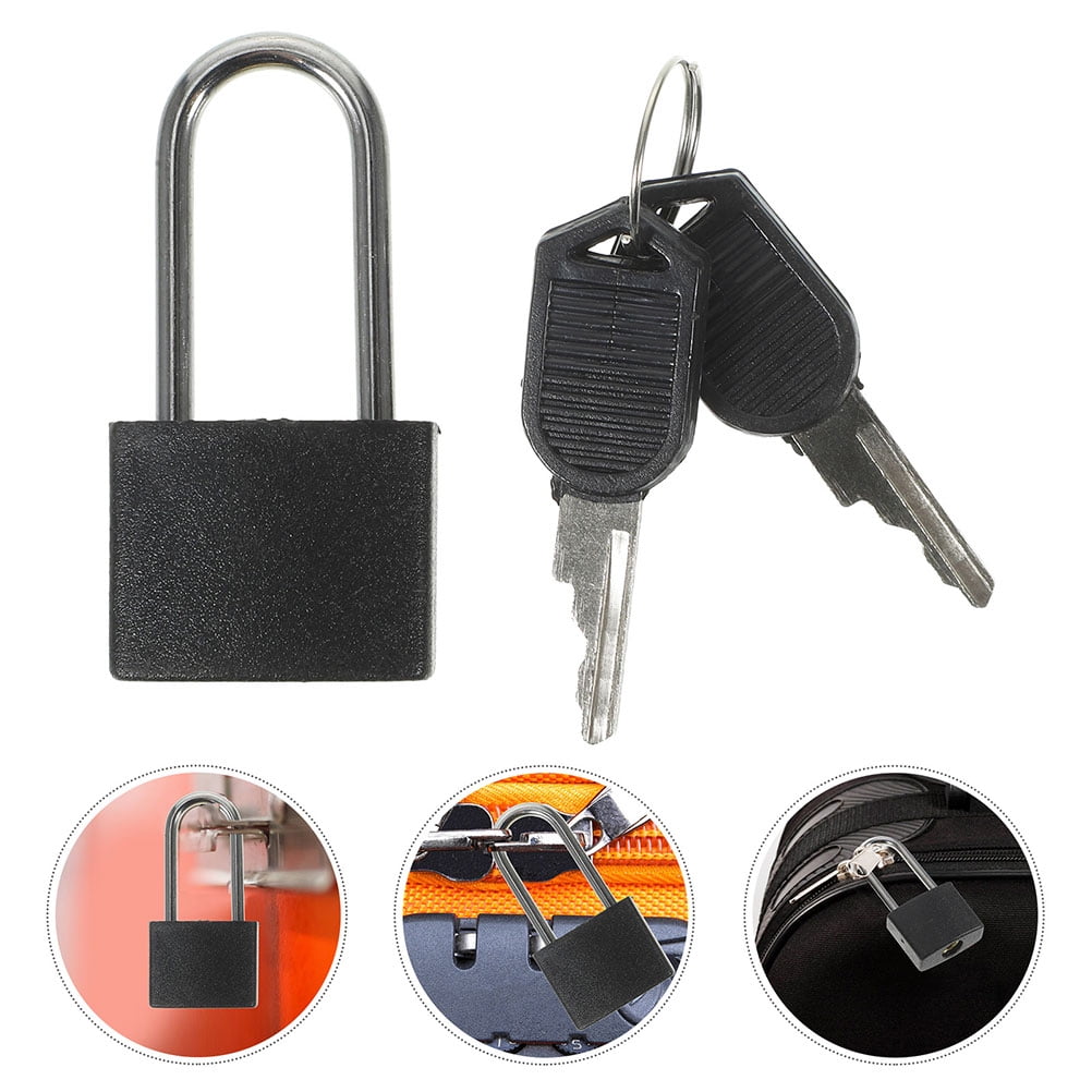 OUNONA Mini Lock with Key for Decor Black Small Padlock Made of ...
