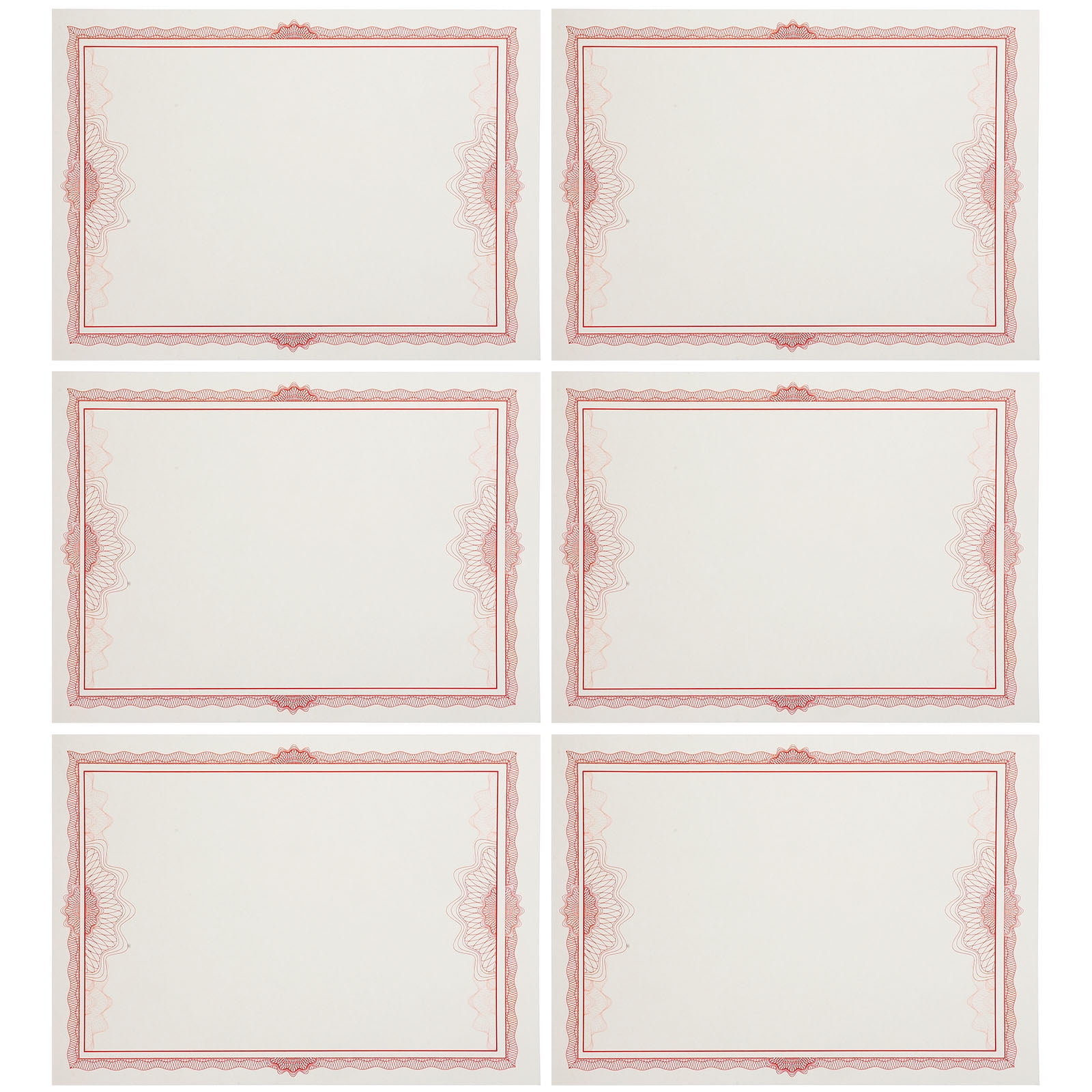 OUNONA 6 Sheets Certificate of Achievement Printable Paper Kids ...