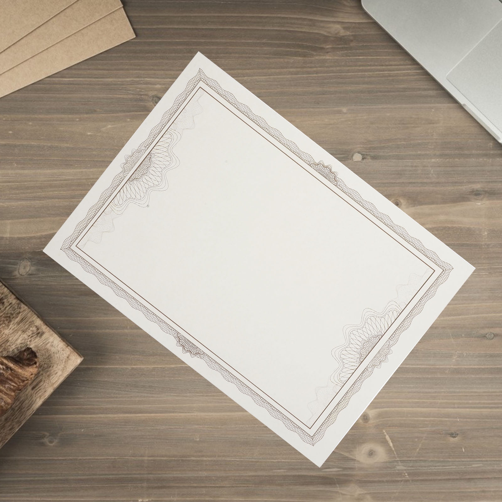 OUNONA 6 Sheets Printable Paper Parchment Award Certificate Blank Staff ...