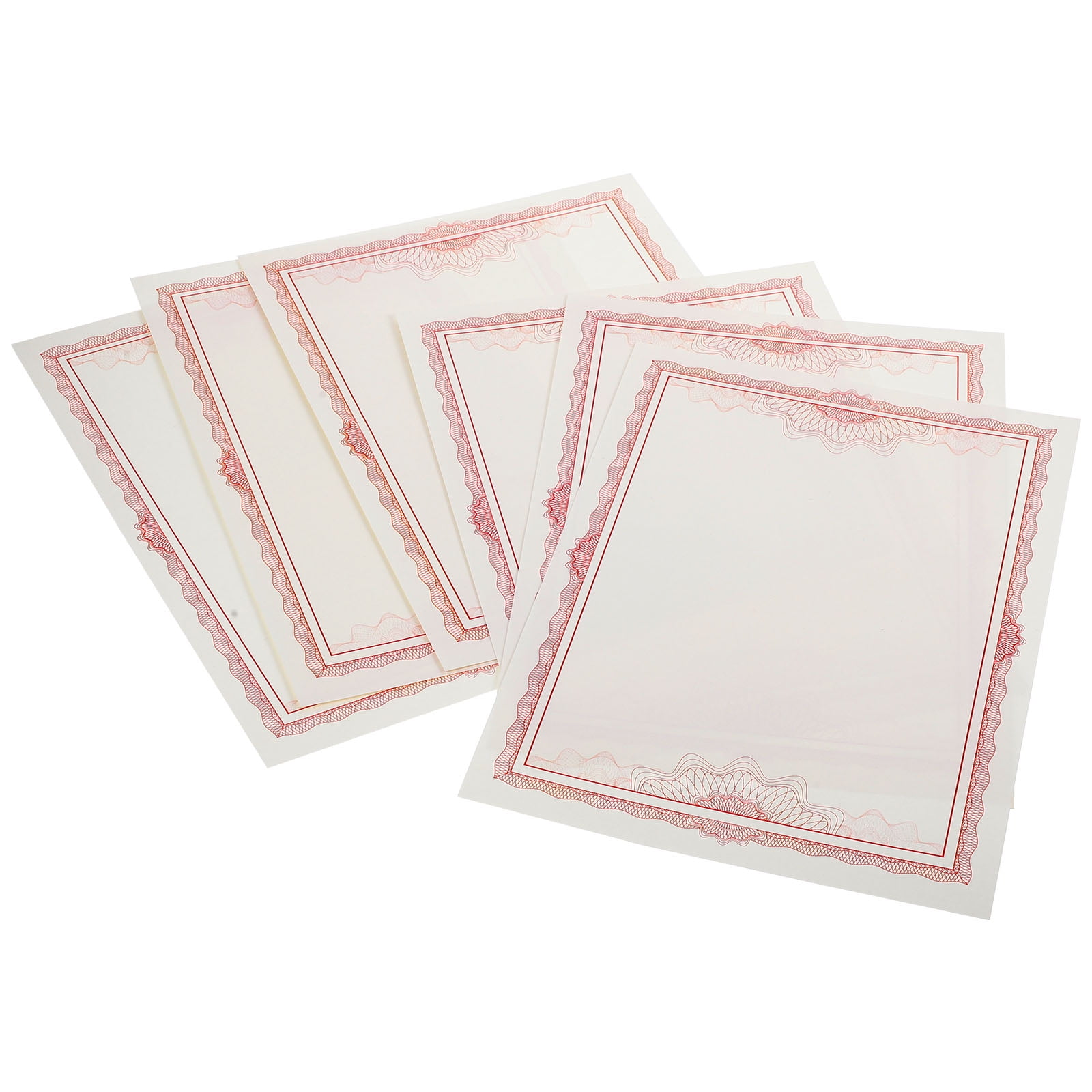 OUNONA 6 Sheets of Blank Certificate Paper Printable Paper Award Paper ...