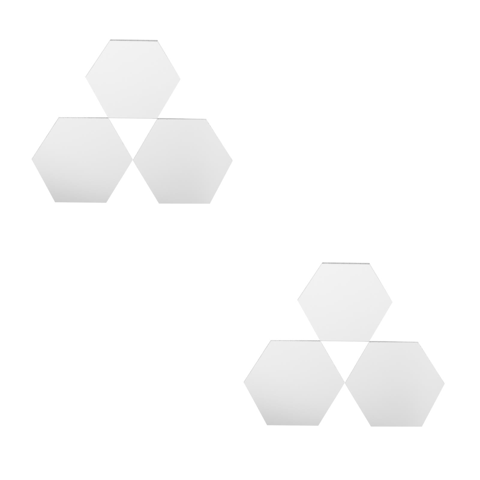 OUNONA 6 pcs Acrylic Reflection Mirror Photography Props Jewelry ...