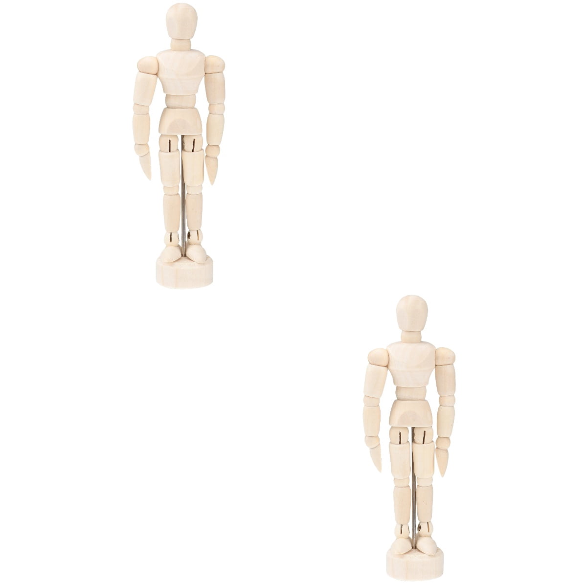 OUNONA 6 pcs Artist Wooden Manikin Movebale Action Figure Model for ...