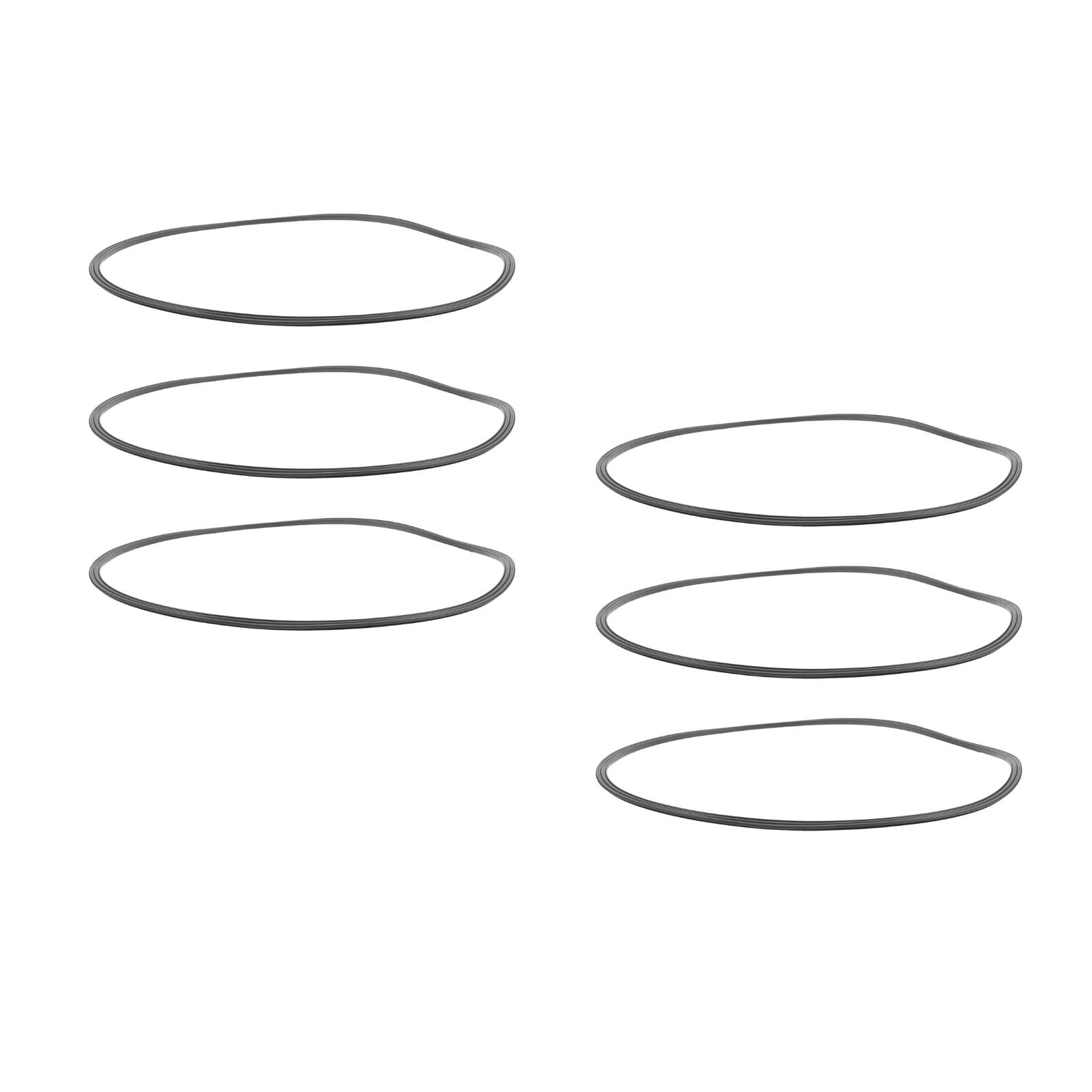 OUNONA 6 pcs Bar Stool Floor Protector Stool Base Rings Rubber Nonslip ...