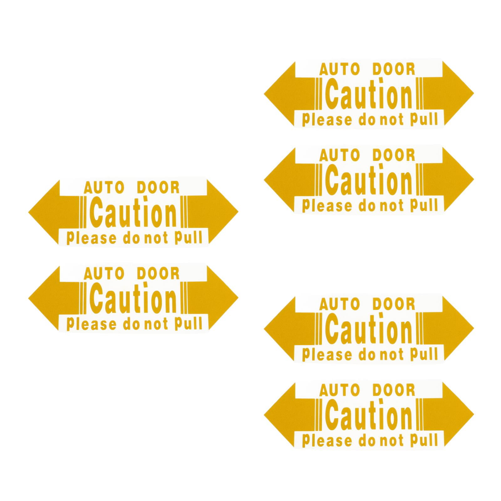 OUNONA 6 pcs Car Door Stickers Auto Decals Automatic Door Warning ...