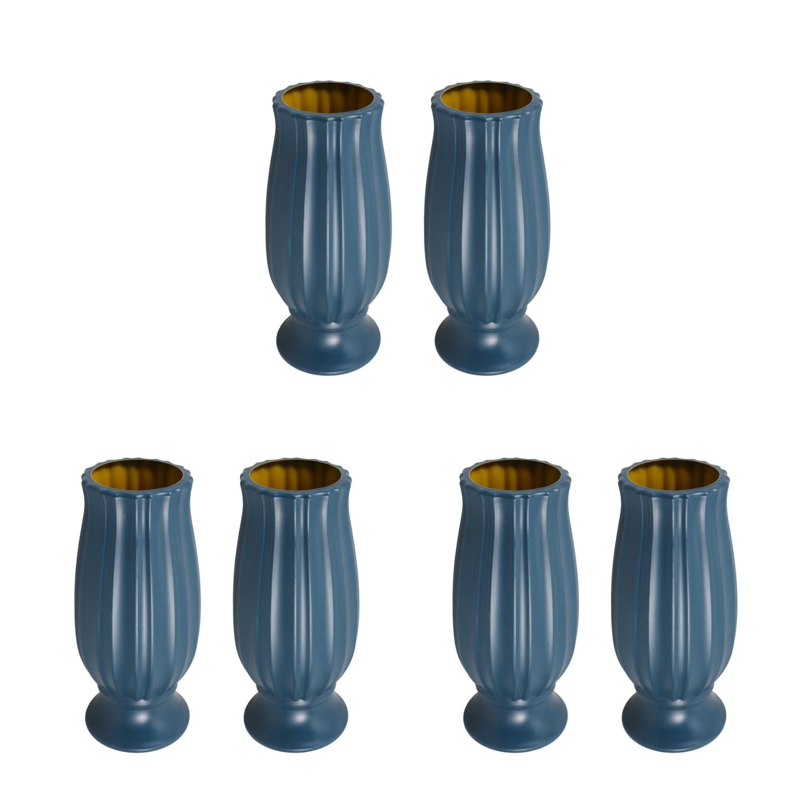 OUNONA 6 pcs Cemetery Flower Buckets Memorial Flowers Vase Plastic ...