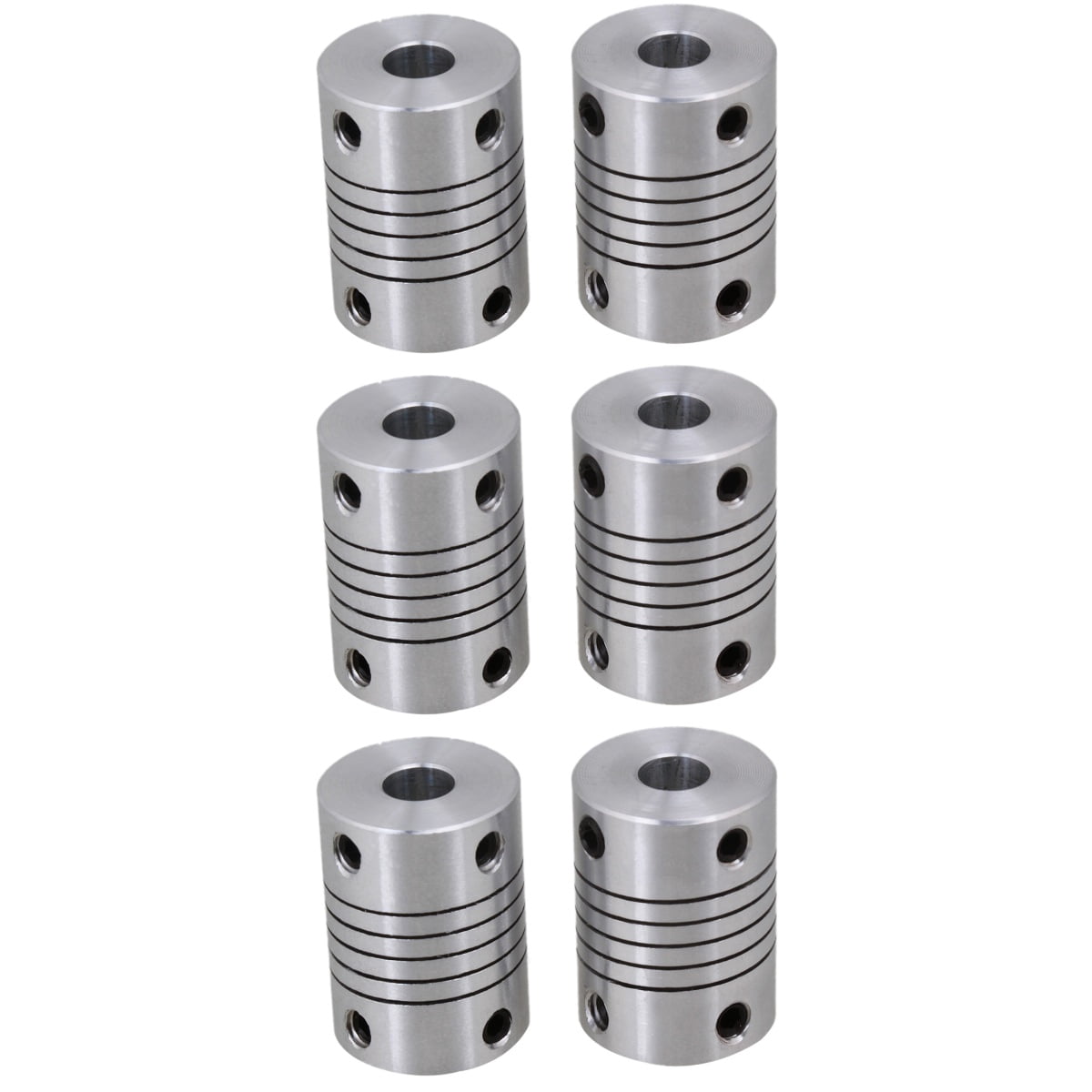 OUNONA 6 pcs Flexible Shaft Couplings 25mm Length Stepper Motor Coupler ...