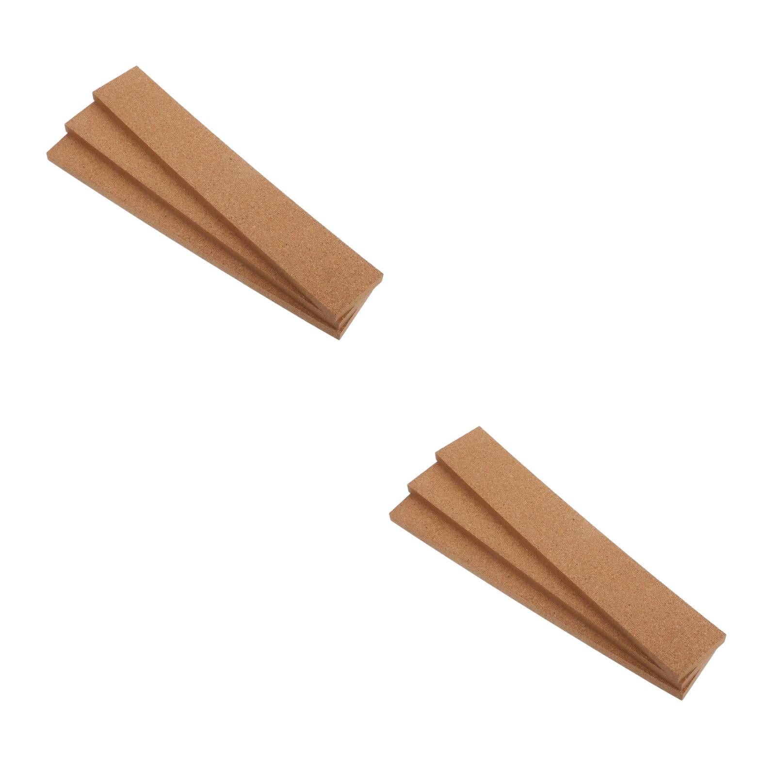 OUNONA 6 pcs Frameless Cork Board Strips For Walls With Adhesive ...