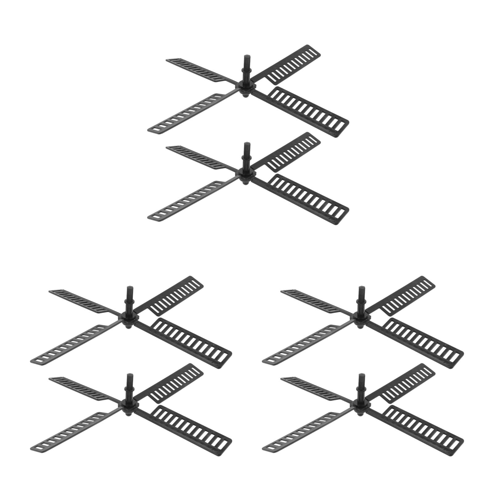 OUNONA 6 pcs Garden Windmill Replacement Blades Solar Powered Windmill ...