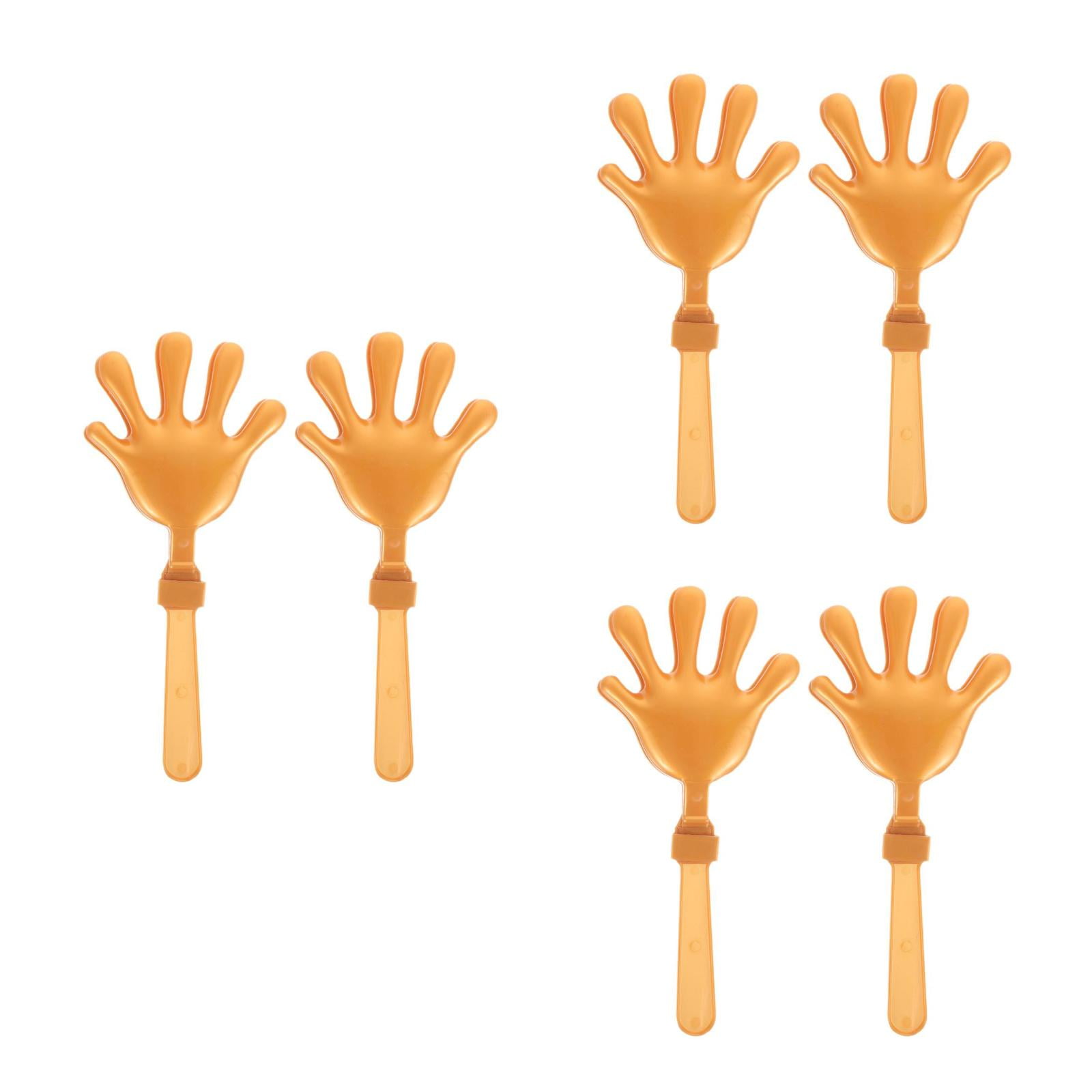 OUNONA 6 pcs Hand Clapper Noisemaker For Sporting Events Plastic Hand ...