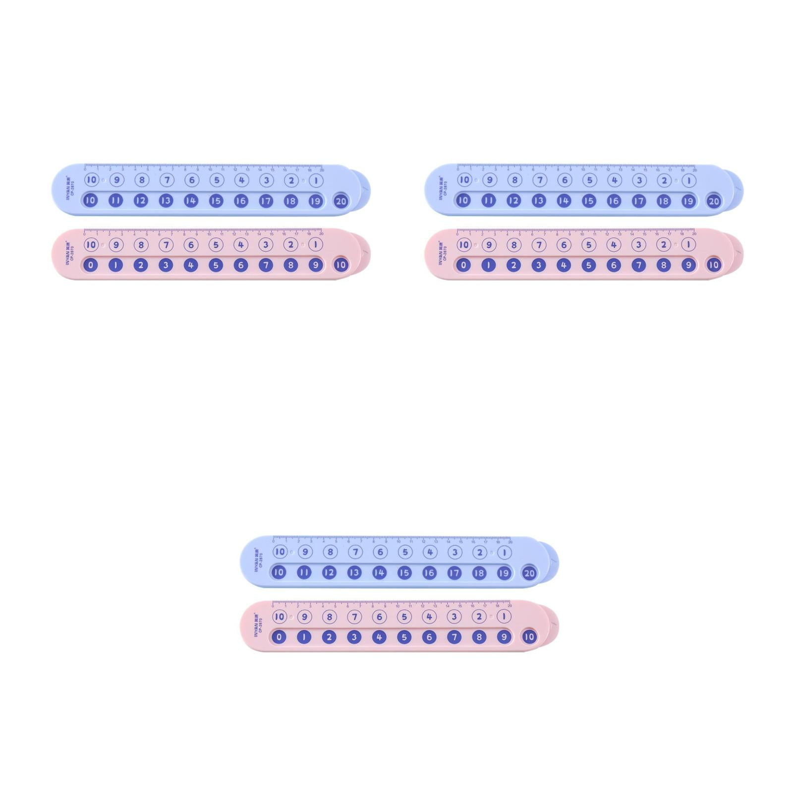 OUNONA 6 pcs Kids Math Tool for Arithmetic Practice Double-Line ...