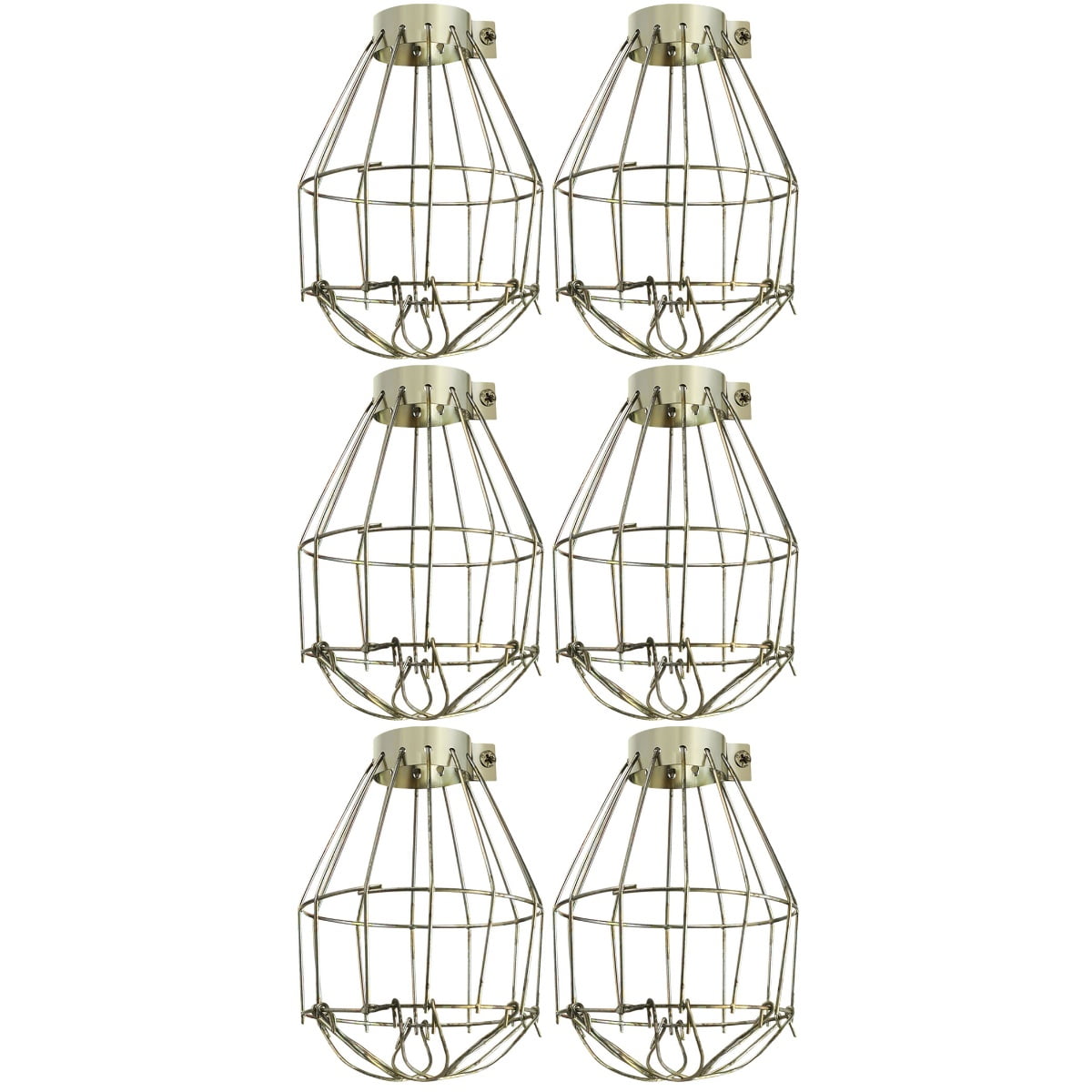 OUNONA 6 pcs Lamp Bulb Guard Metal Lamp Cage Metal Bulb Guard ...