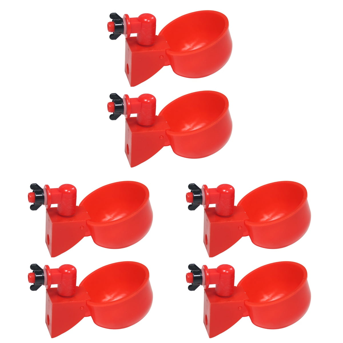 OUNONA 6 pcs Plastic Poultry Water Dispenser Automatic Poultry Water ...