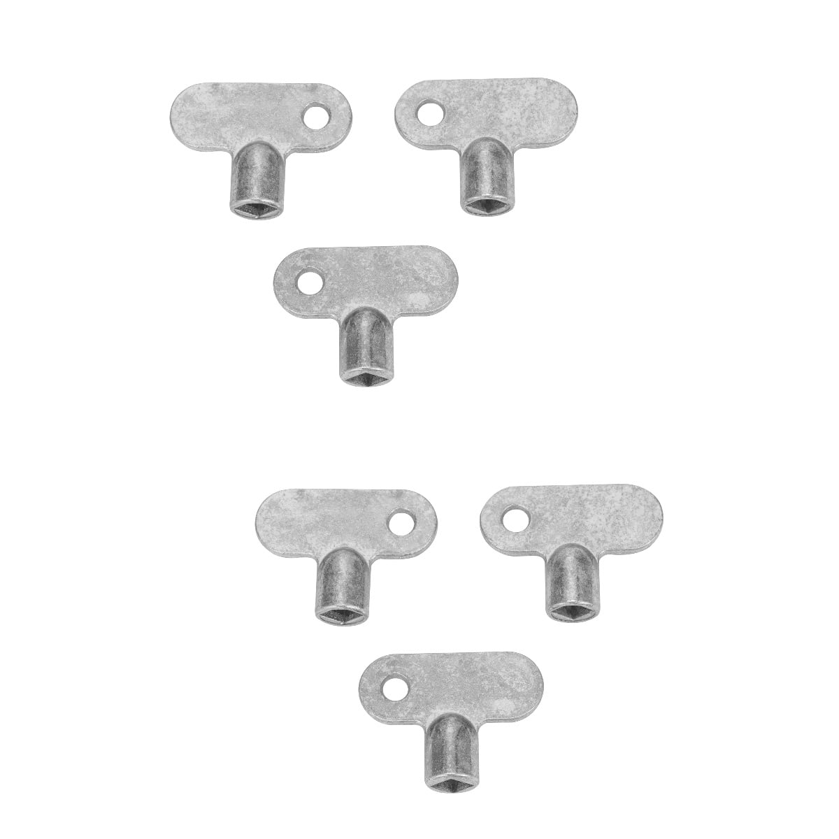 OUNONA 6 pcs Plumbing Hole Faucet Key Radiator Water Tap Square Socket ...