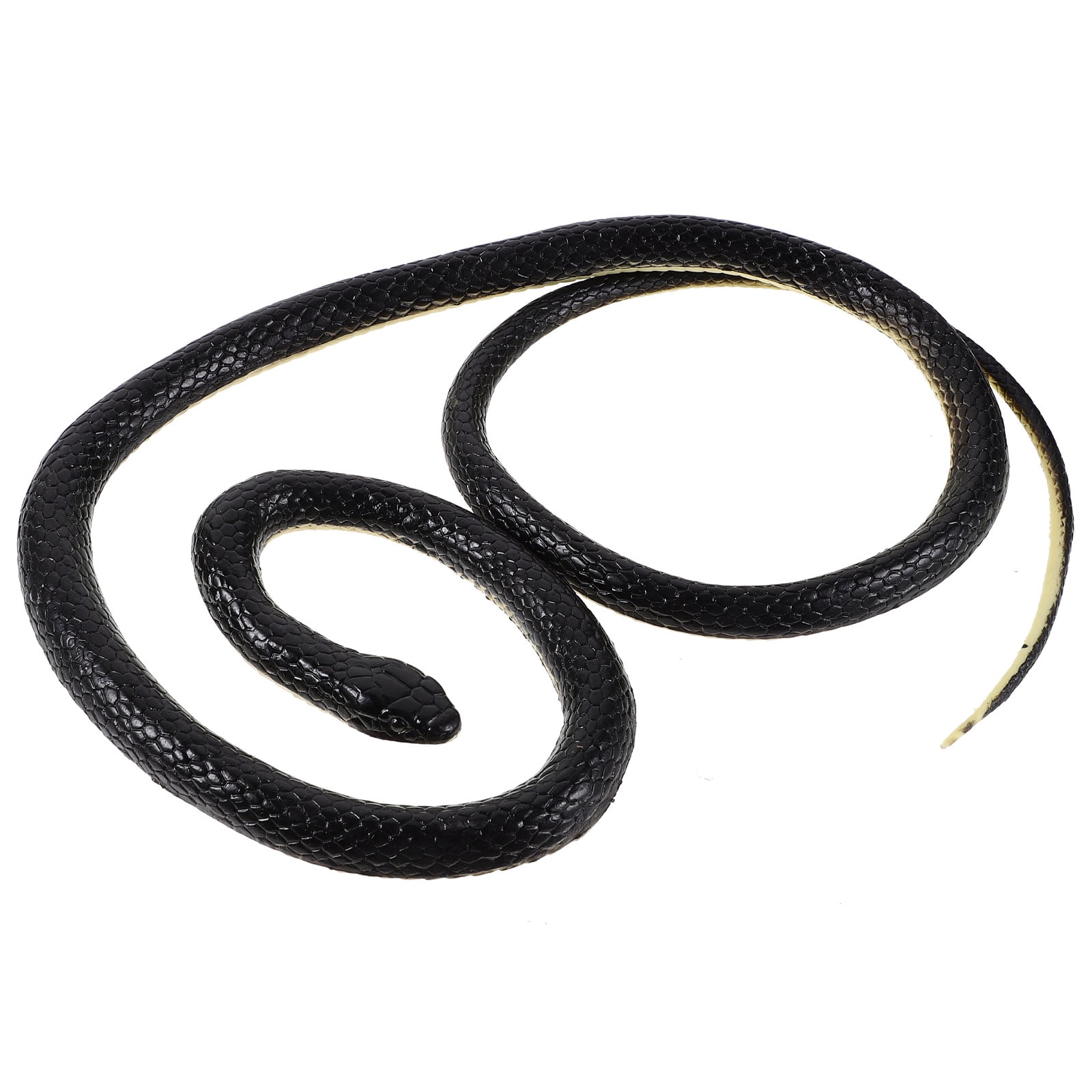 OUNONA 6 pcs Realistic Rubber Snakes Toys Scary Fake Snake Rubber Snake ...