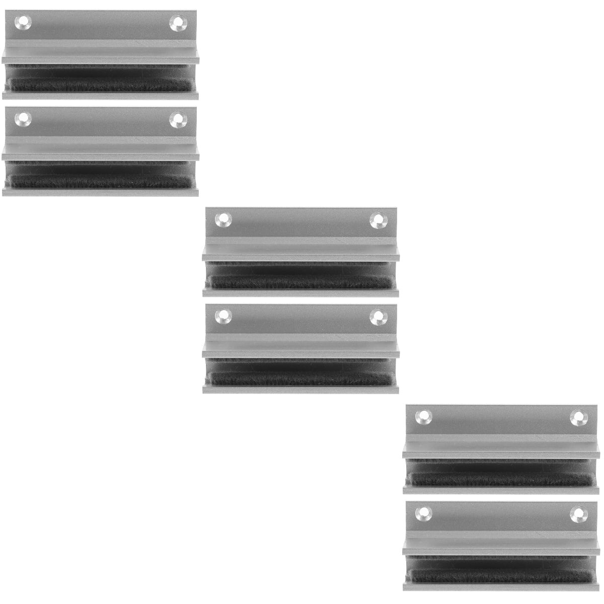 OUNONA 6 pcs Shower Door Guides Door Bottom Guides Shower Door Track ...
