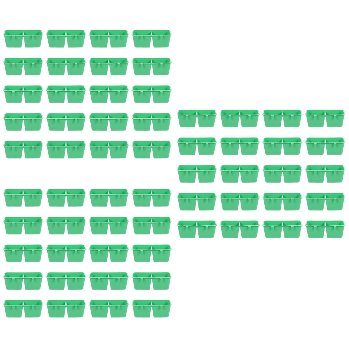 OUNONA 60 Pcs Bird Food Container Bird Cage Bowl Bird Feeding Tool Bird ...