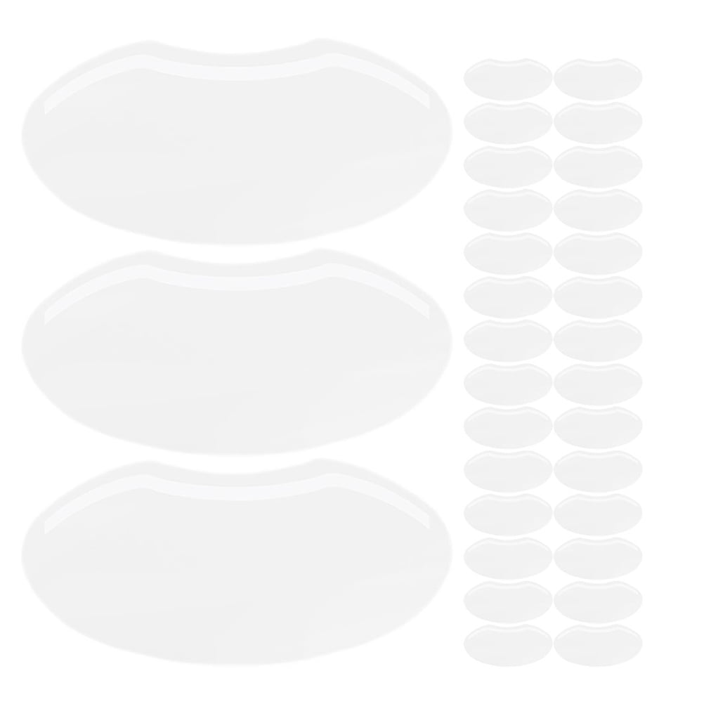 OUNONA 60 Pcs Facial Hairspray Face-shields Mask Woman Work Transparent ...