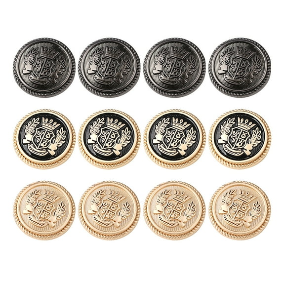 OUNONA 60 Pcs Mounting Bracket Base Seat Wheat Crown Buttons 50 Pieces ...